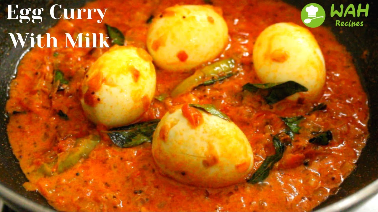 Egg Curry | Egg Curry With Milk | Egg Curry For Rice | South Indian Egg ...