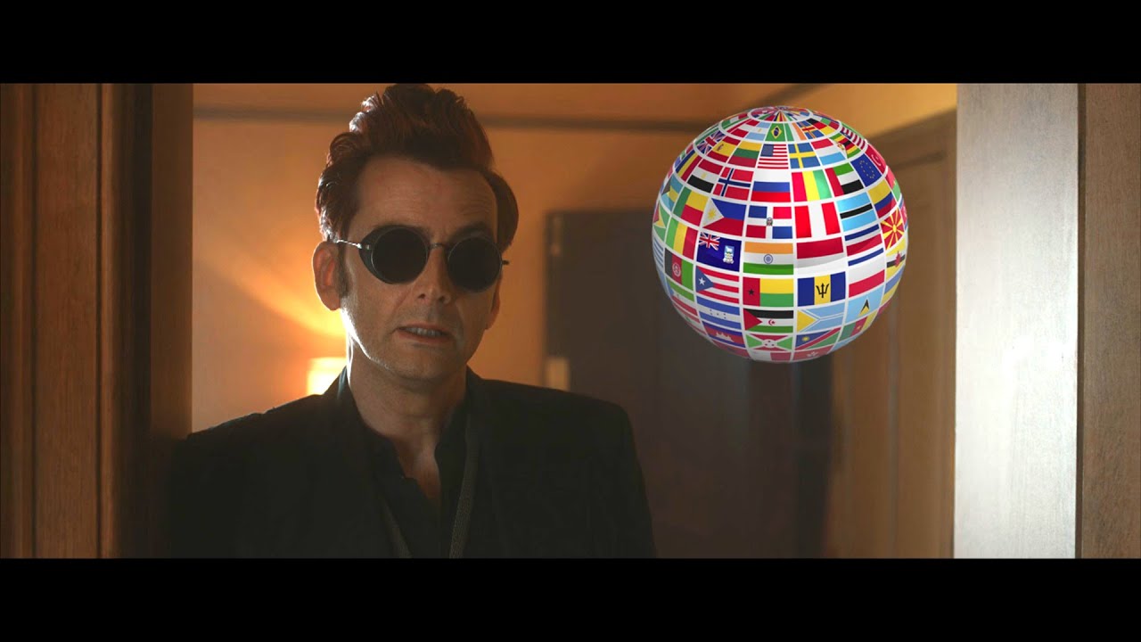 Good Omens | Multilanguage | "Hello, Gabriel..." (27 languages) - YouTube