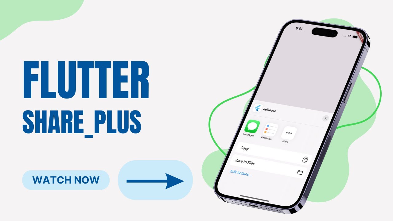 Flutter Share_Plus | Share | @ClutchCoders #flutter #dart #video #YouTube #youtuber #iOS # ...
