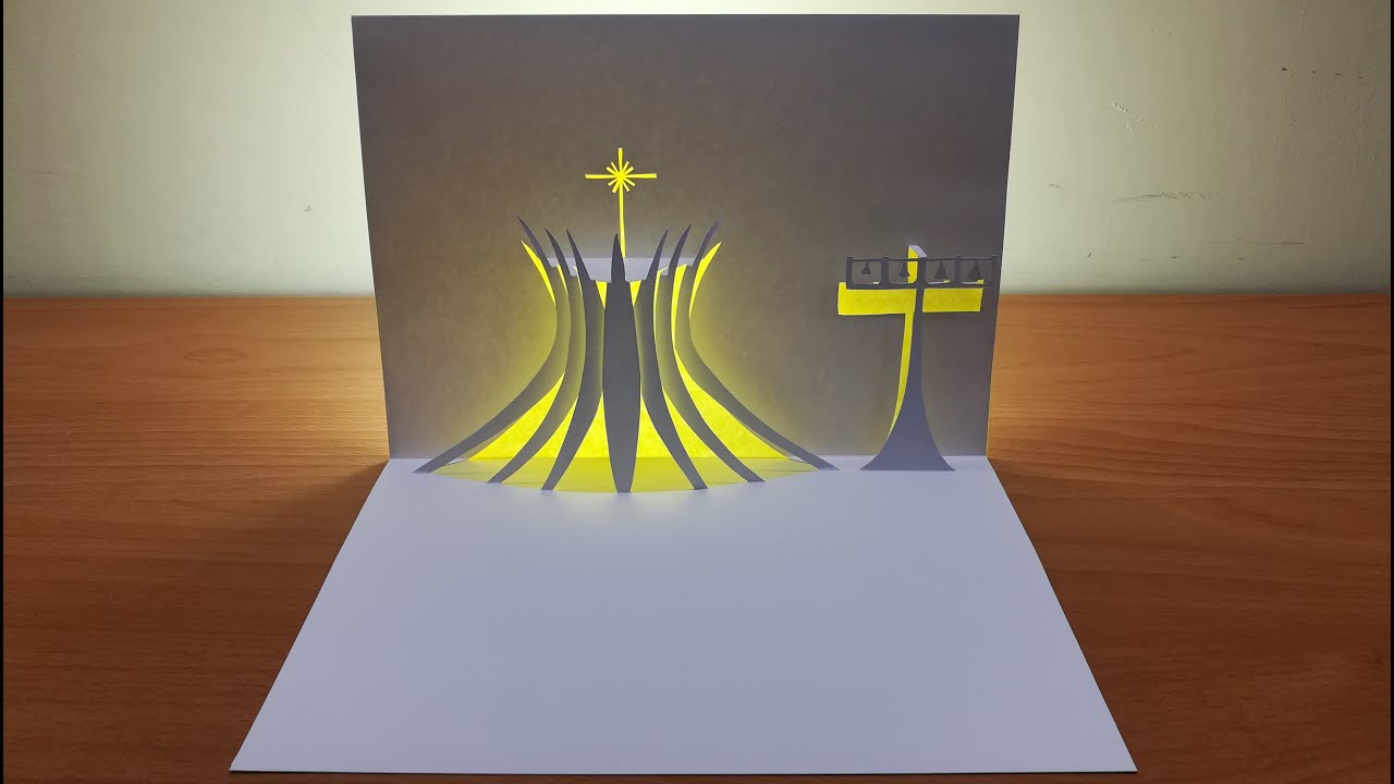 3d Cathedral of Brasilia｜paper artist｜paper art and craft｜origami ...