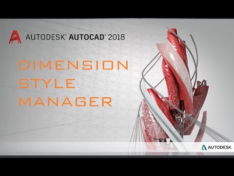 How to set Dimension Style Manager in AutoCad 2018 and Previous ...