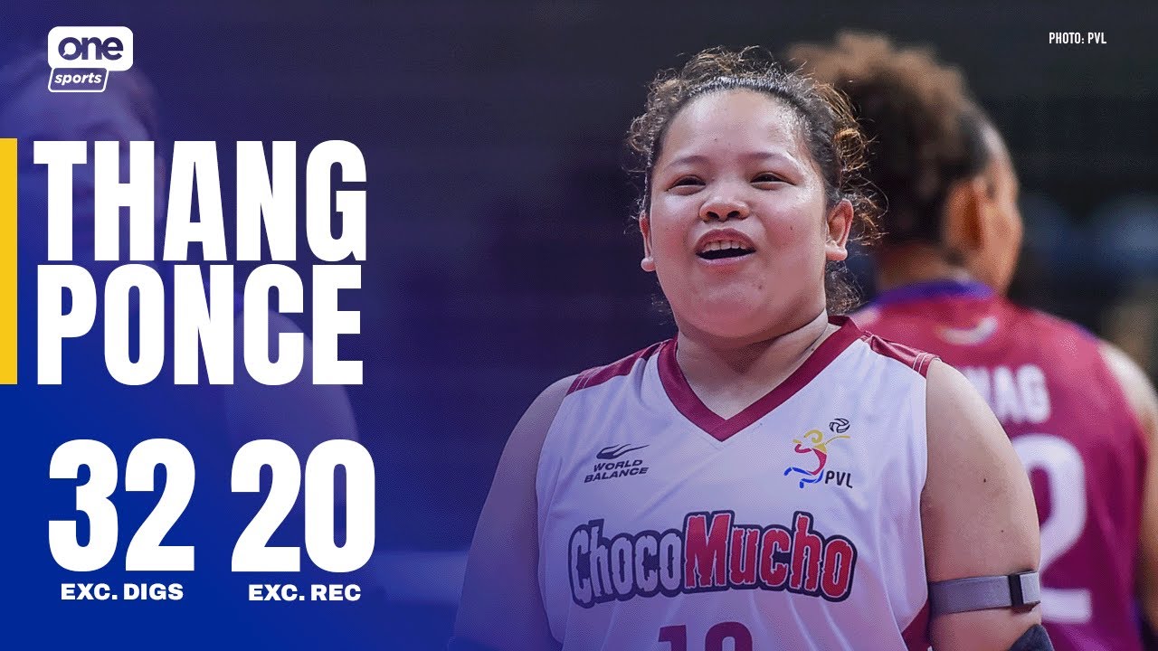 Thang Ponce DELIVERS 32 EXC. DIGS for Choco Mucho vs. Cignal 💥 | 2025 ...