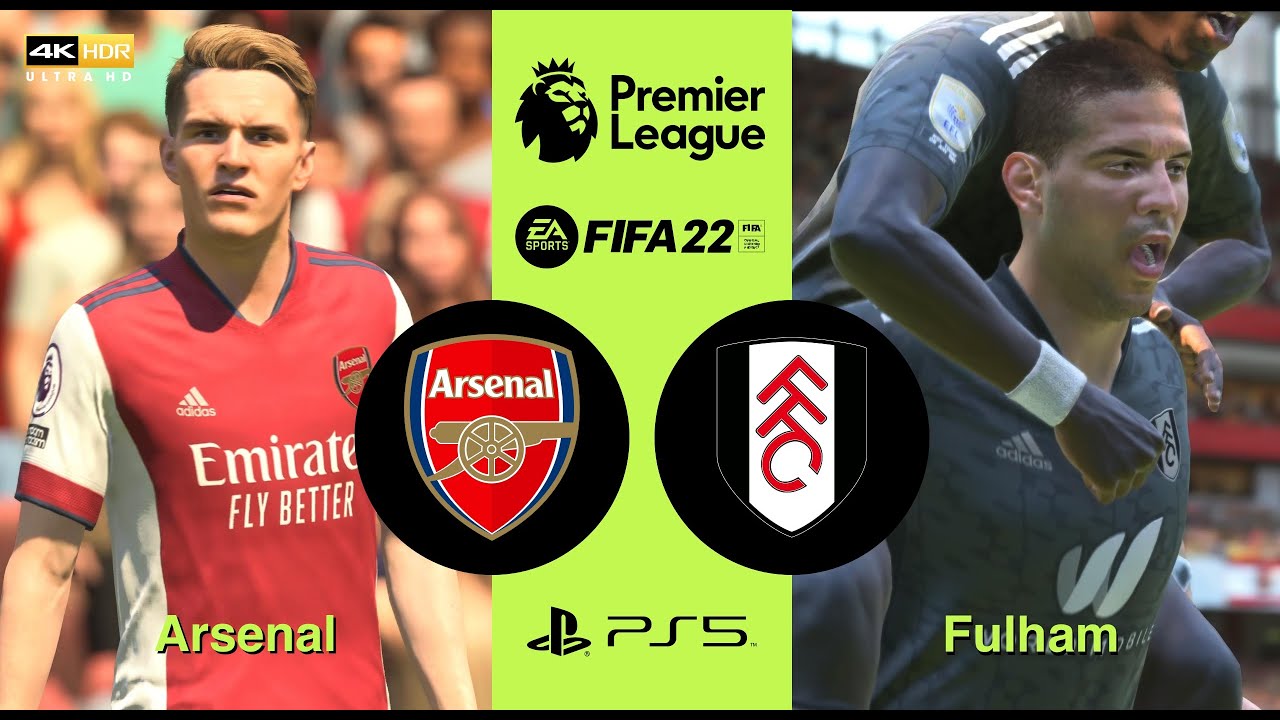 FIFA 22 | PS5 | Arsenal vs Fulham | Premier League 27 AUG 22 ...
