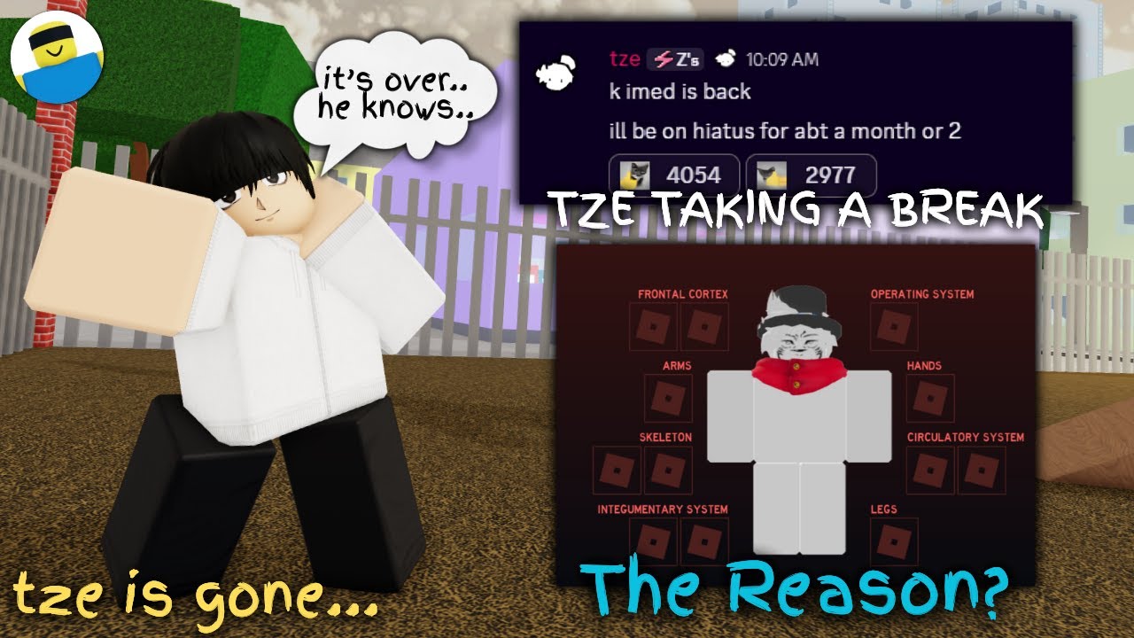 TZE IS TAKING A BREAK BUT WHY?.. (Jujutsu Shenanigans) (Cyberware ...