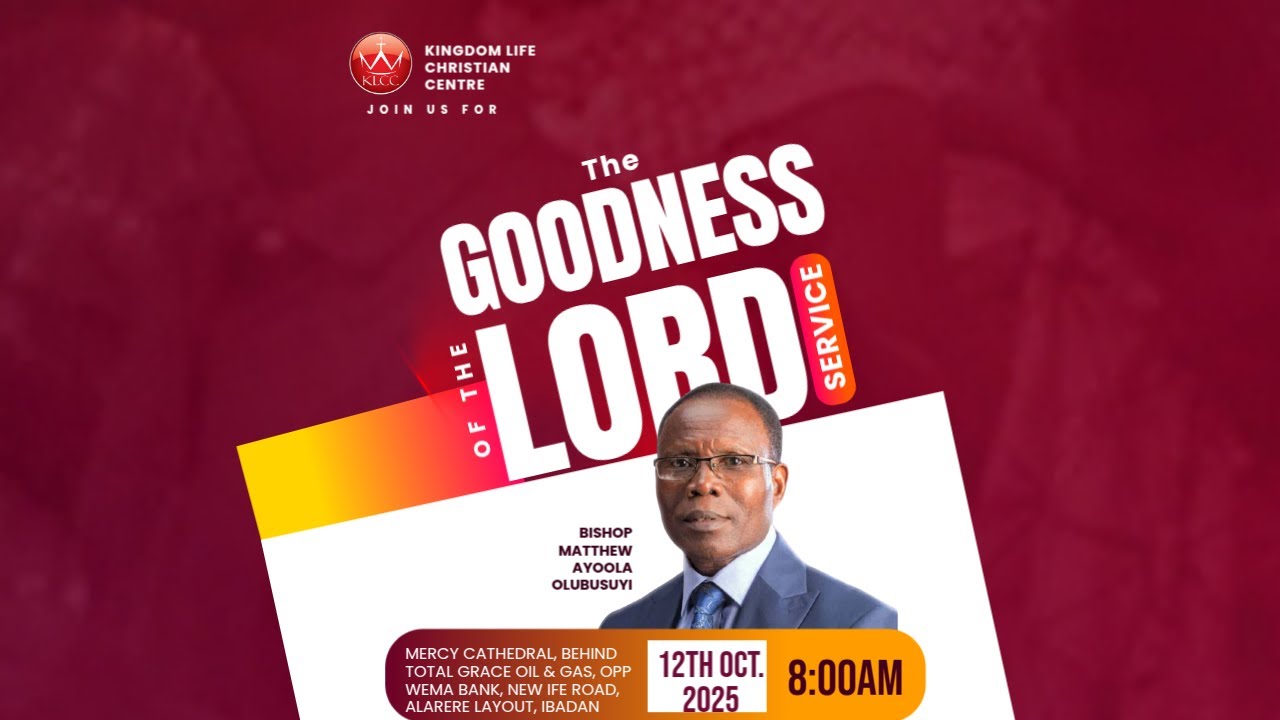 THE GOODNESS OF THE LORD SUNDAY SERVICE || 12TH OCTOBER, 2025 - YouTube