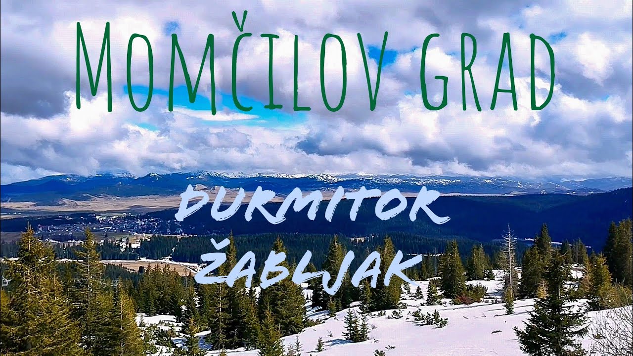 Momčilov grad - pogled iz Momčilovog grada - Durmitor proljeće 2023 ...