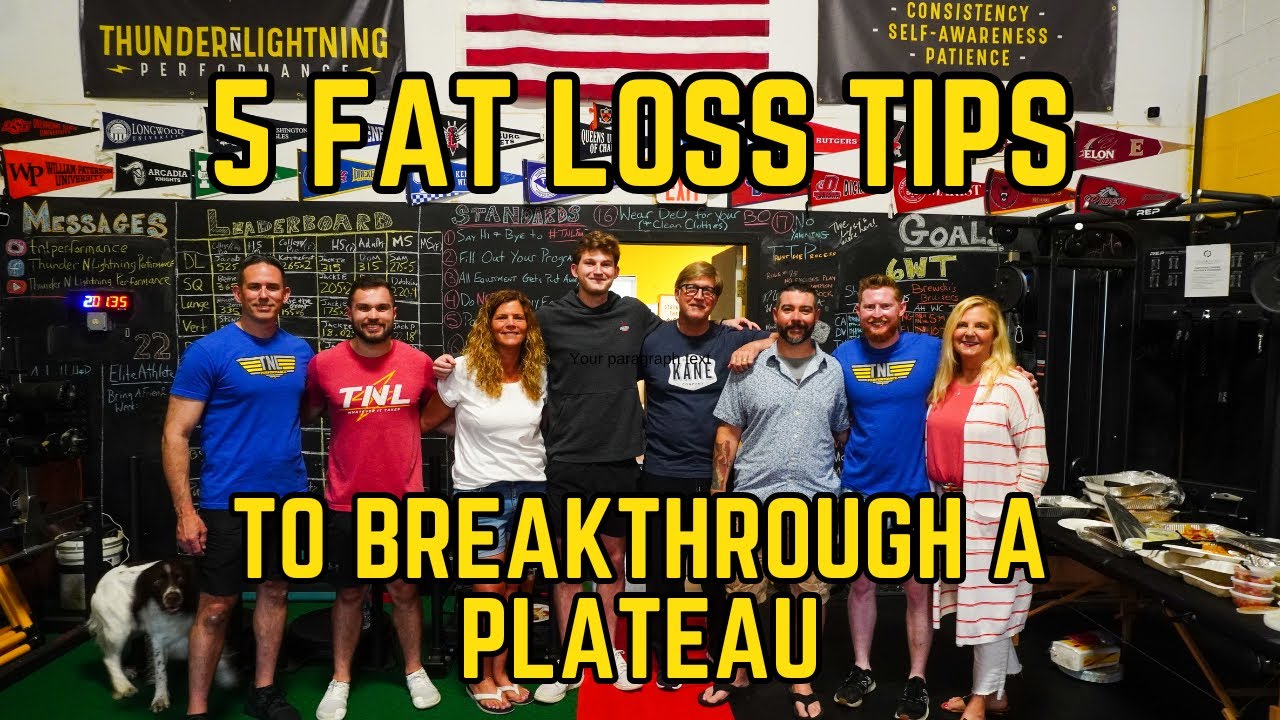 5 Fat Loss Tips to Breakthrough a Plateau - YouTube