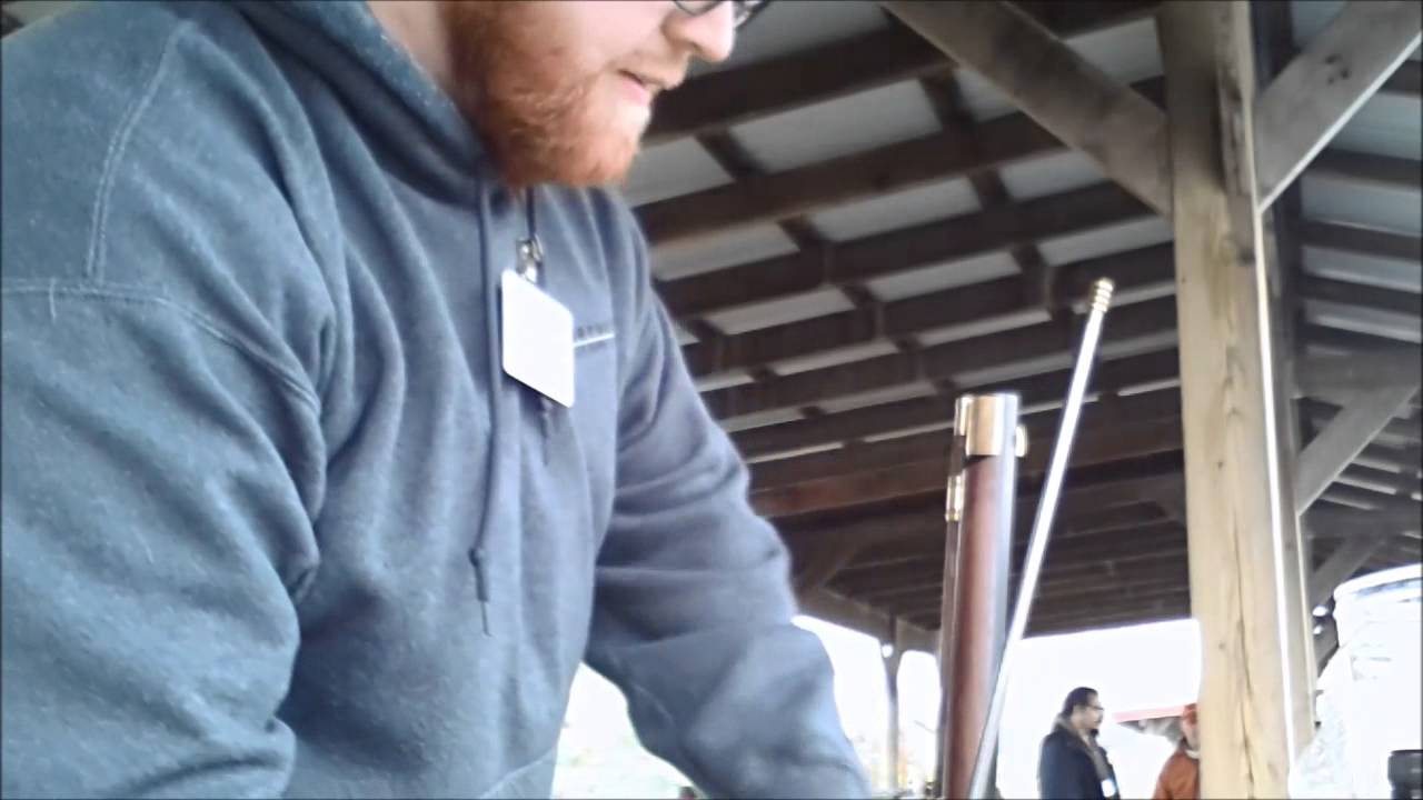 Traditions Kentucky Flintlock 50cal - Loading and Shooting - YouTube