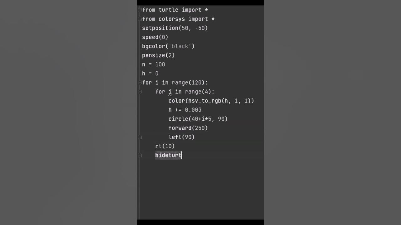 #coding #programming #python #learnpython #design #turtle #library - YouTube