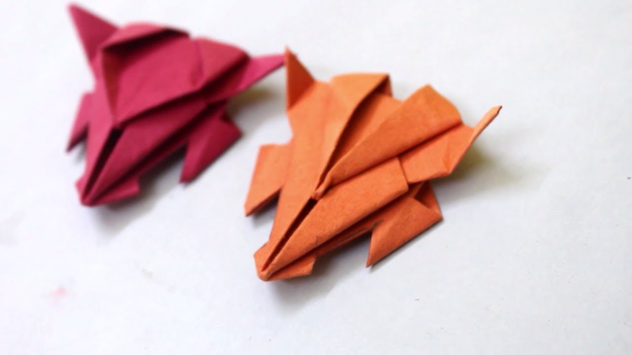 Origami Avengers Quinjet - Origami Flying Paper Jet | Easy Paper Jet ...