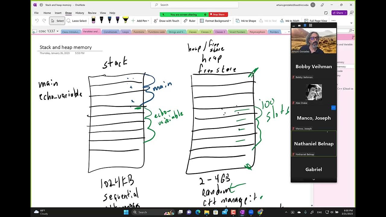 032123 COSC 1337 C++ Smart Pointers - YouTube