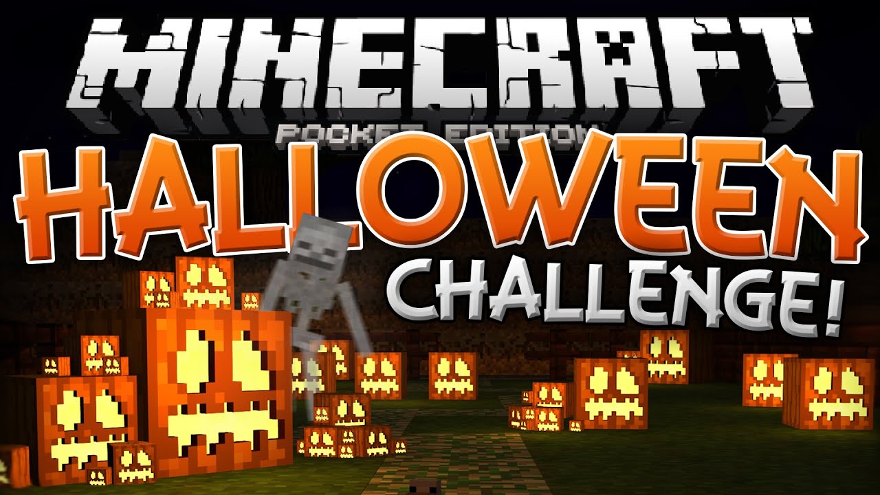 HALLOWEEN PUMPKIN CHALLENGE!!! - Modded Minigame for MCPE - Minecraft ...