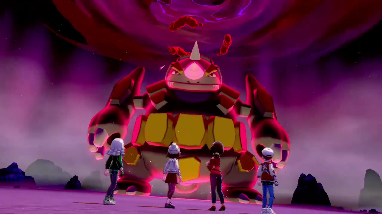 Shiny Clip - Shiny Rhyperior Raid in Pokemon Sword!! - YouTube