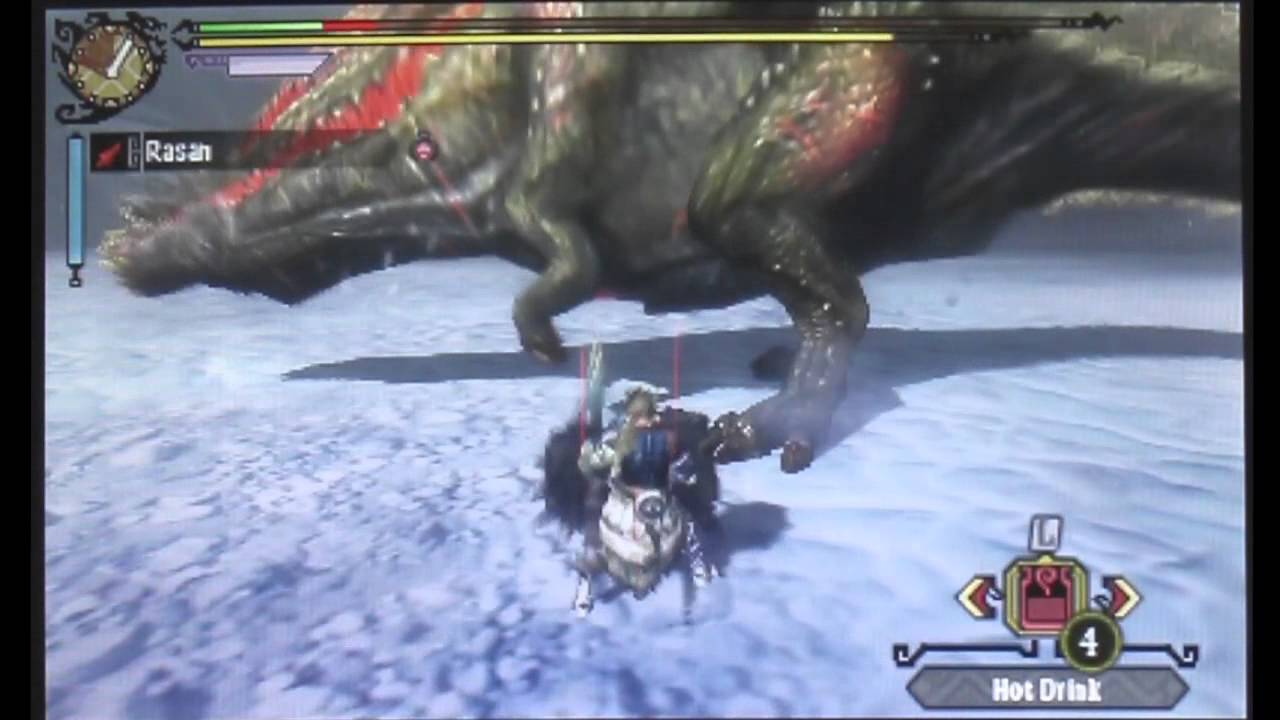 Savage Deviljho Solo - Monster Hunter 3 Ultimate 3ds - YouTube