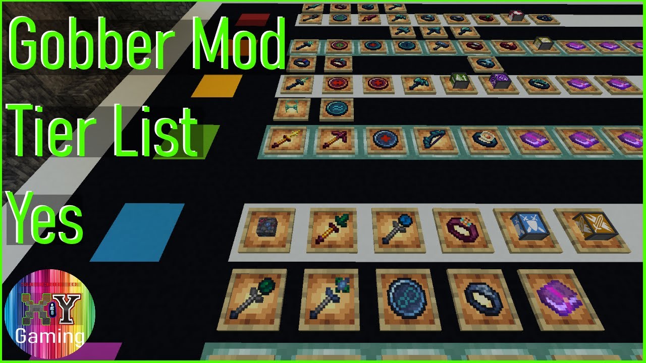 Minecraft Gobber Mod Tier List - YouTube