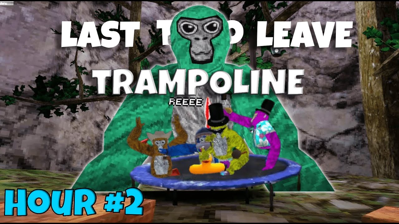 Last To Leave Trampoline - YouTube