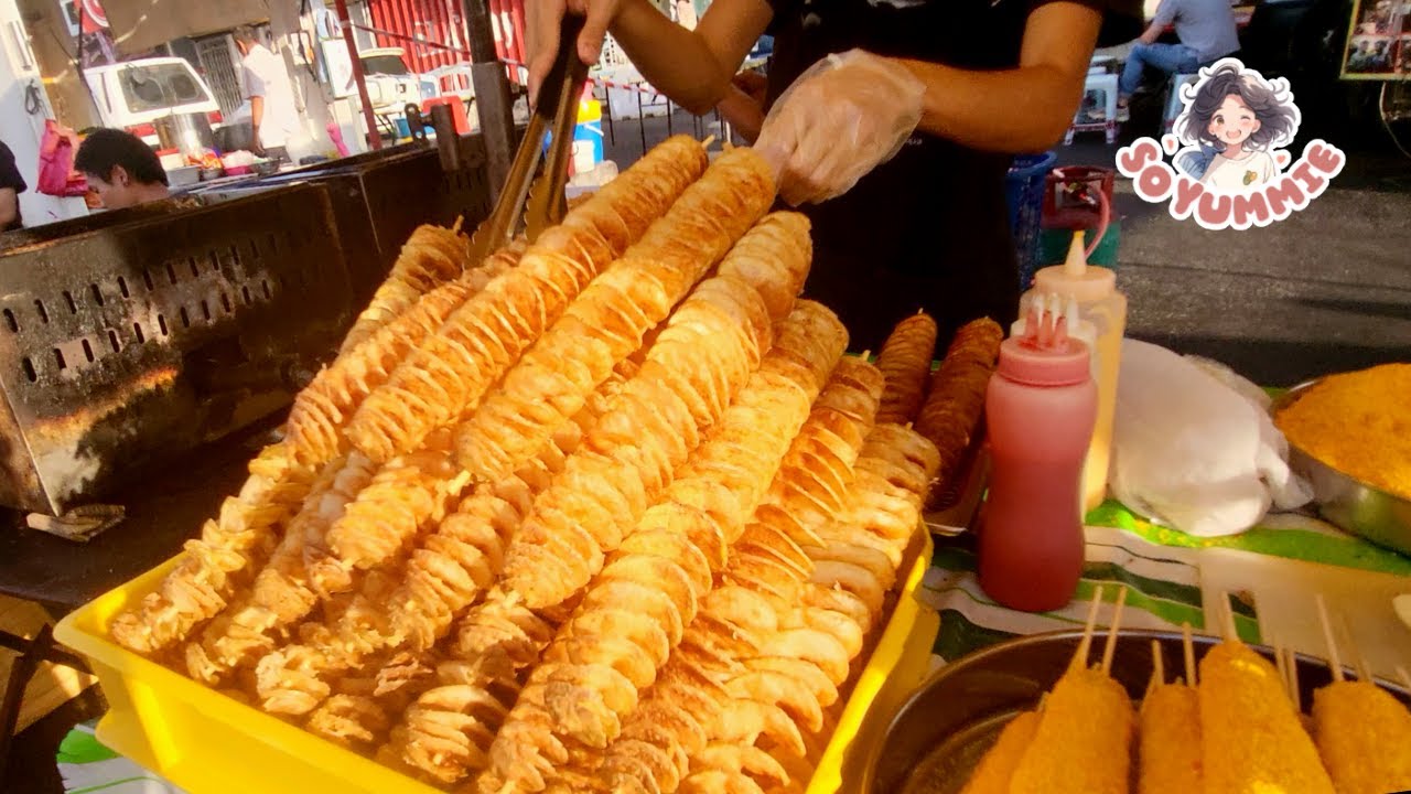 35cm Tornado Potato, Twist Potato / Cheese Corndog - Malaysia Street ...