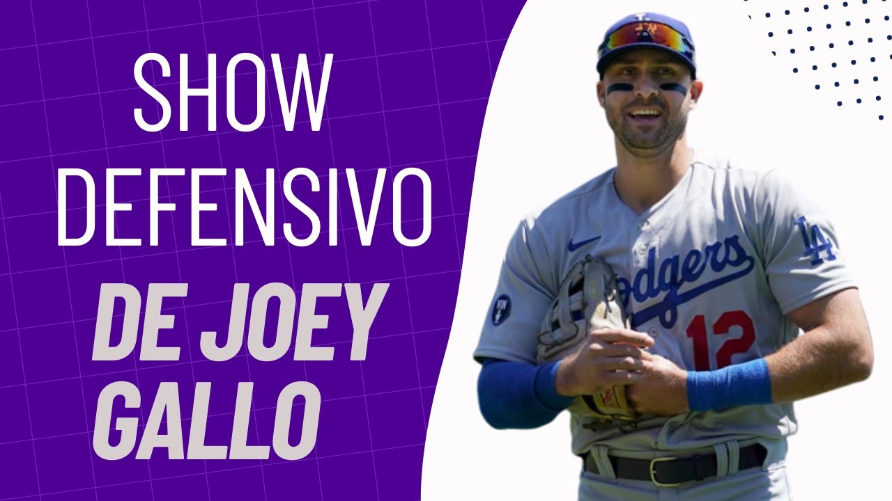 JOEY GALLO arma un SHOW DEFENSIVO con DODGERS - YouTube