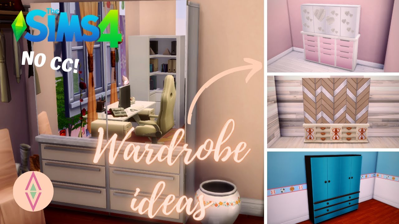 4 WARDROBE IDEAS!👗 (NO CC) - SIMS 4 TUTORIAL - THINK LIKE A SIM - YouTube