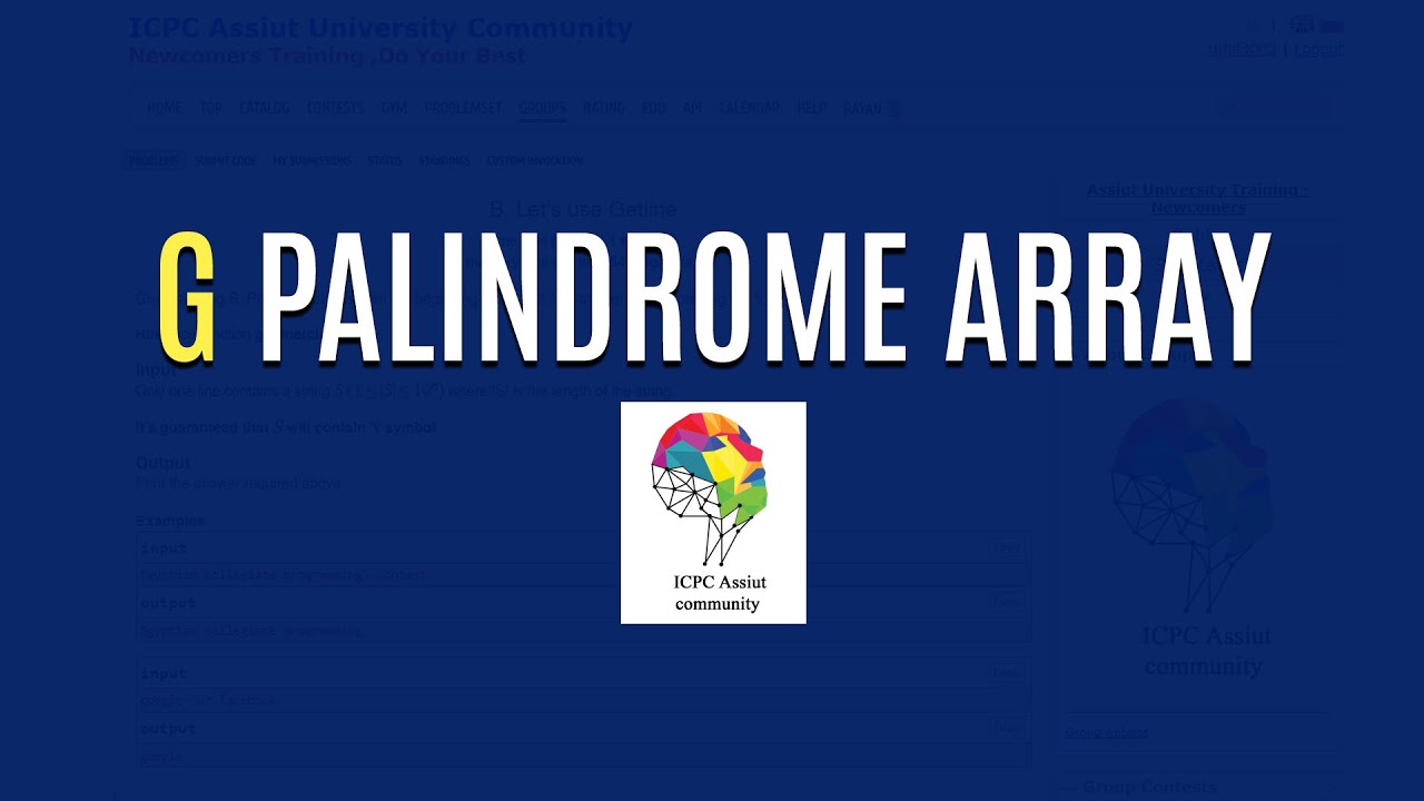 G Palindrome Array in C | Check if an Array is a Palindrome 🇨 - YouTube