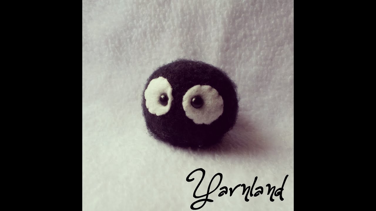 Free Pattern:How to make a Soot Sprite Amigurumi - YouTube