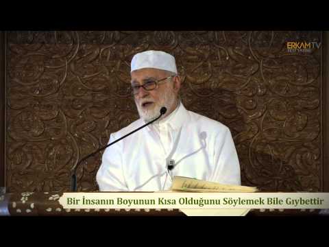 Bir İnsanın Boyunun Kısa Olduğunu Söylemek Bile Gıybettir