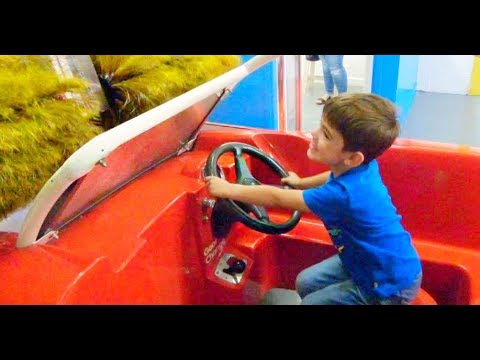 Power Wheels Car Driving-Garage Repair - YouTube