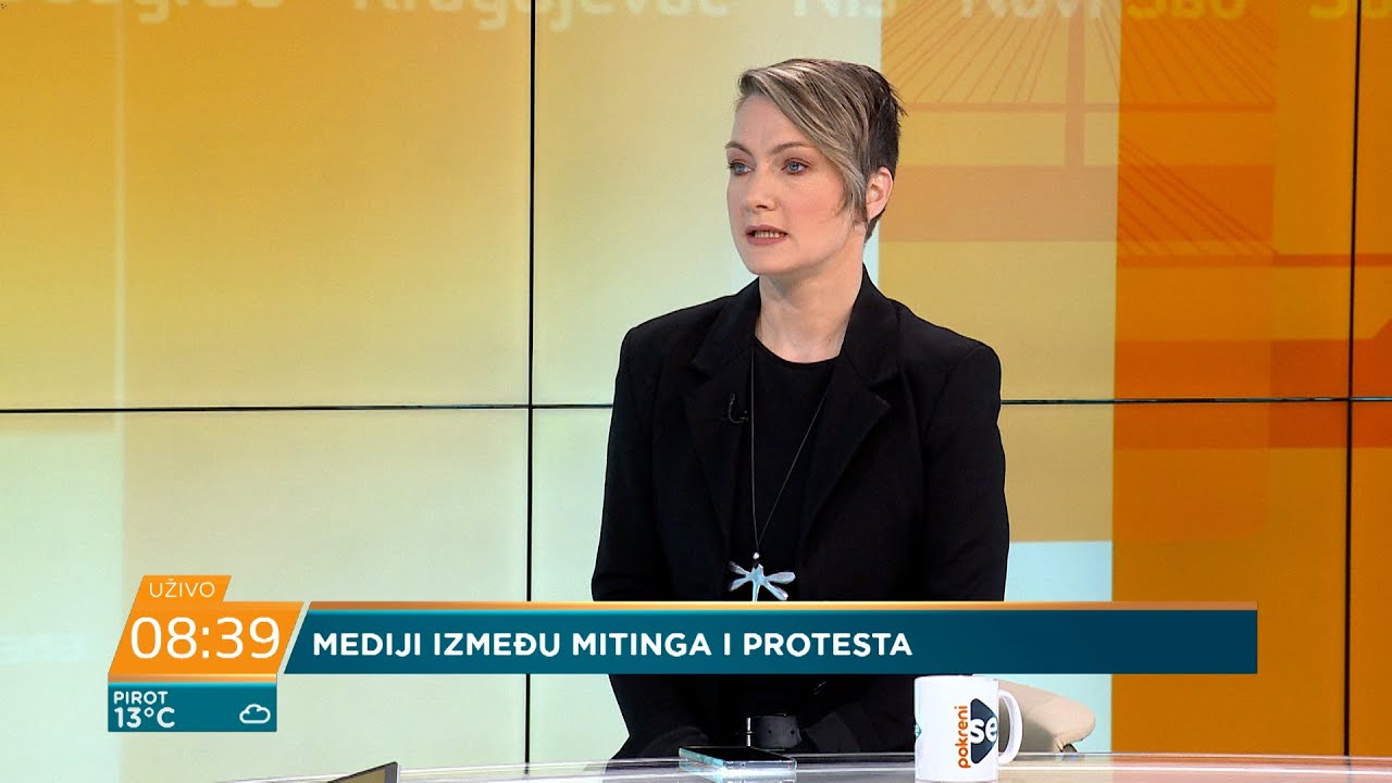 Aleksandra Krstić: Tihi protest u RTS-u? - YouTube