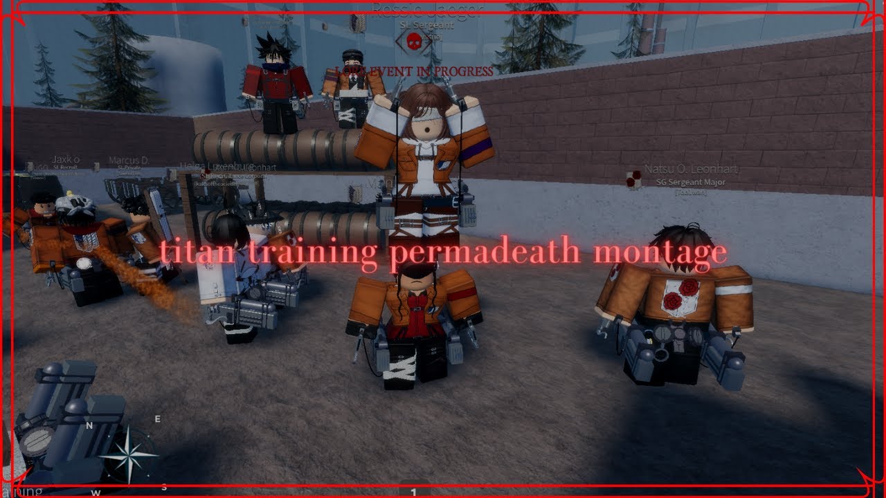 [aot:p] titan training permadeath montage - YouTube