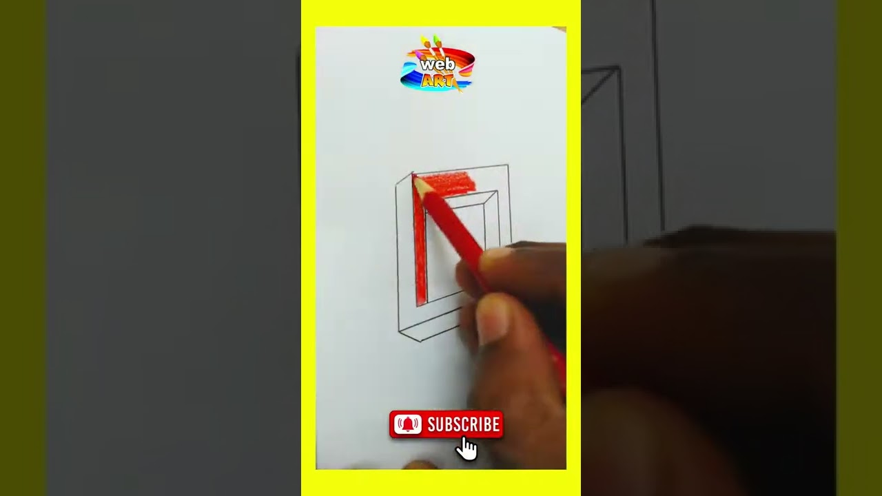 #shorts, #youtube short viedos, #Optical illusion art, #trick Art - YouTube