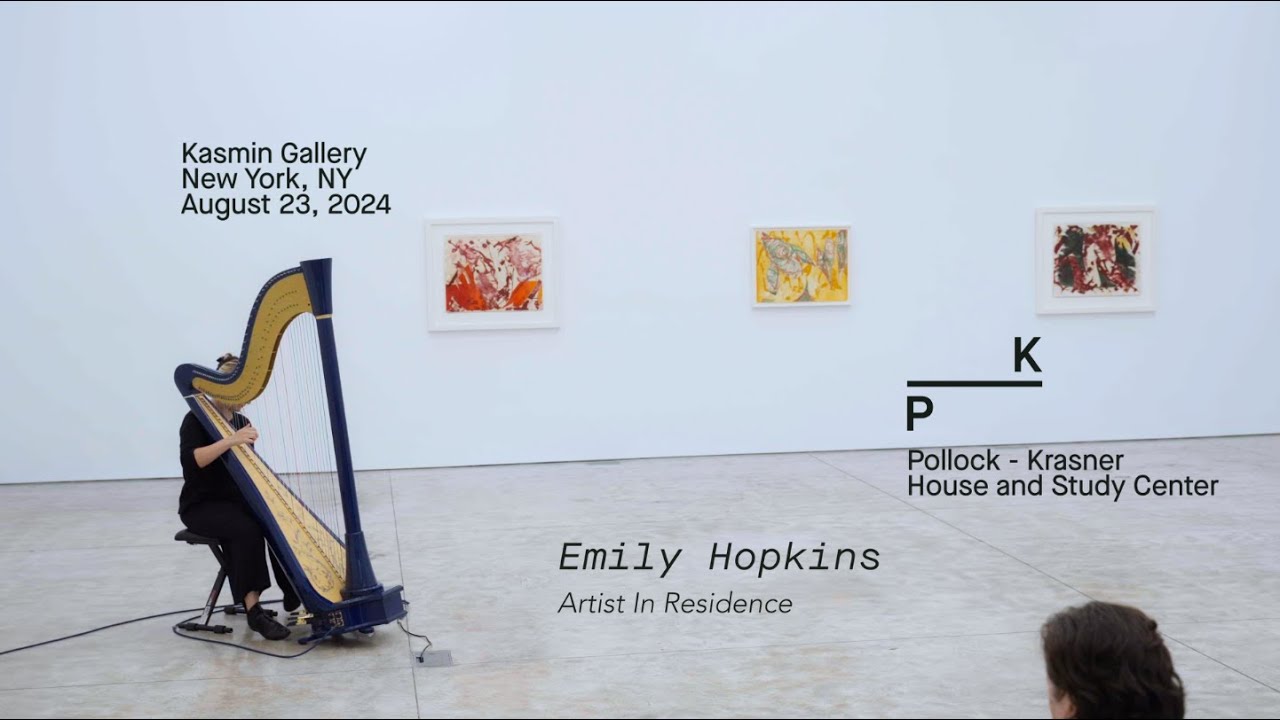 Emily Hopkins: Kasmin Gallery Performance - YouTube