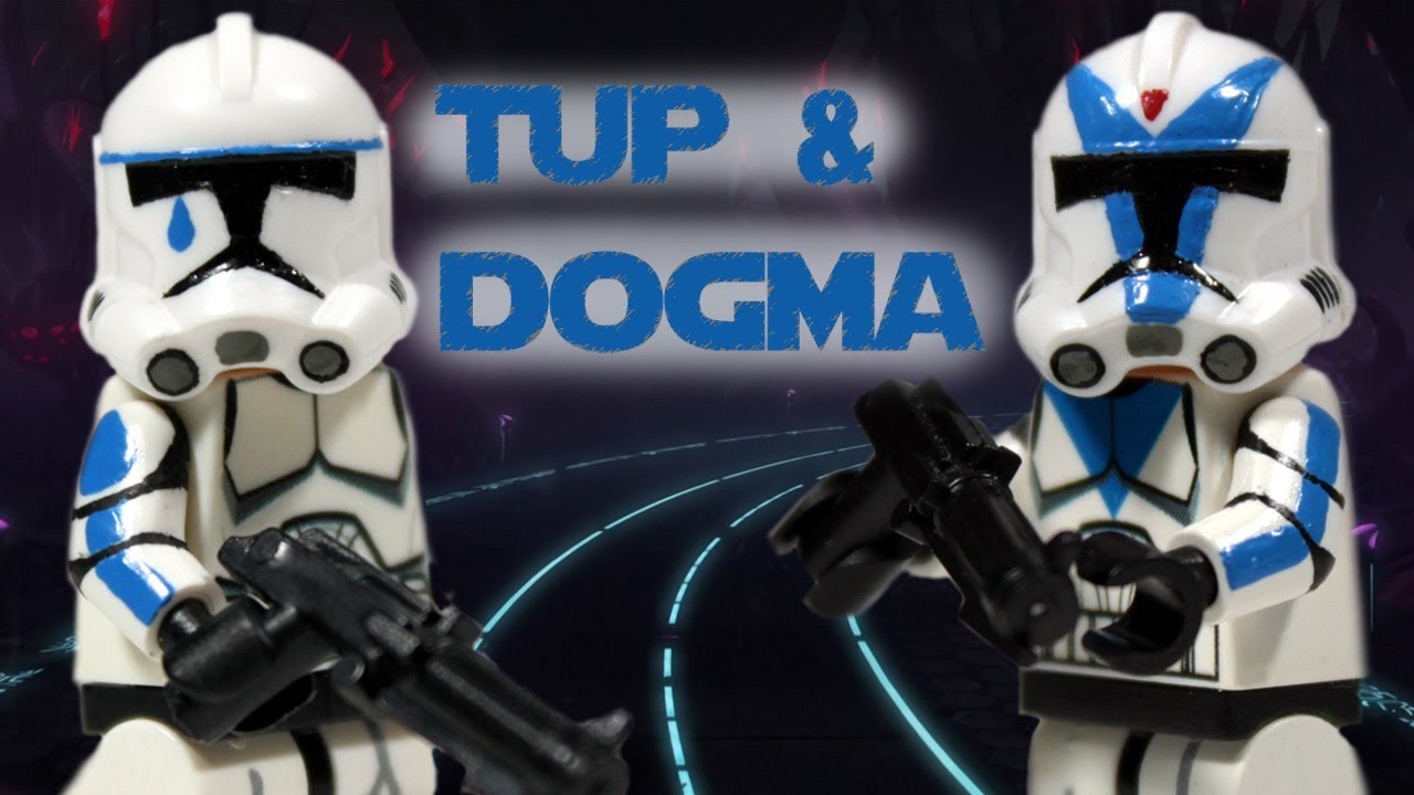 Custom LEGO Star Wars: The Clone Wars | Clone Trooper Tup and Dogma ...