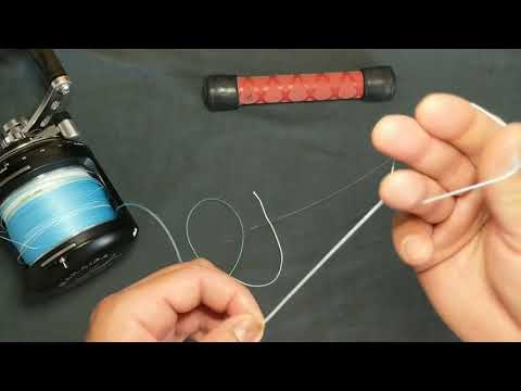 Whip / Splice an END LOOP in Hollow Core Braid using just fishing wire ...