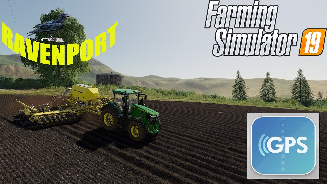 Ravenport Ep 75 Farming Simulator 19 GPS learning curve - YouTube