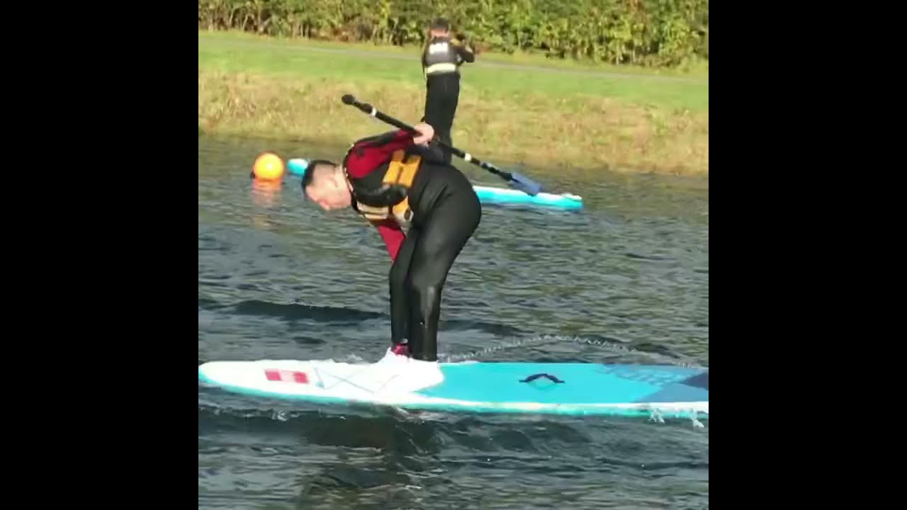 Paddle board fail - YouTube