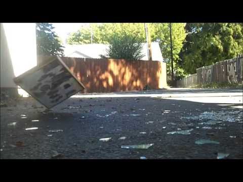 Smashing a Picture Frame In Slow Motion! - YouTube