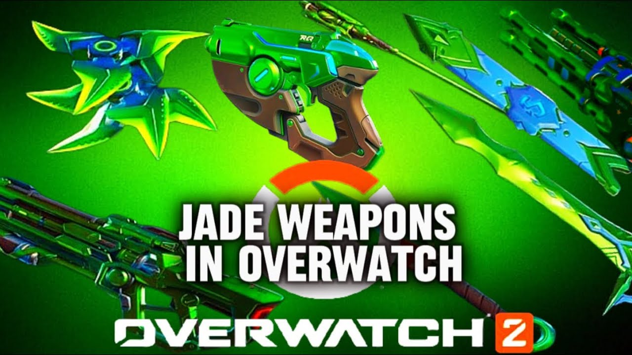 EVERY JADE WEAPON IN OVERWATCH! - YouTube