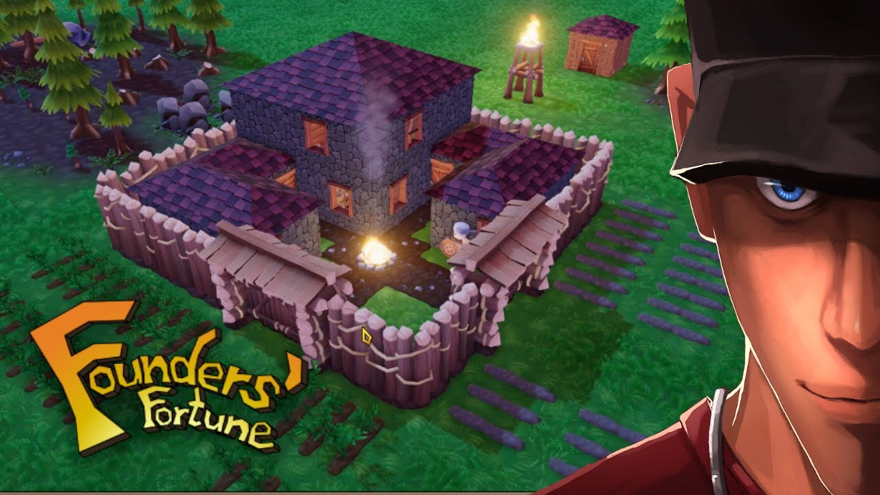 Founders Fortune A new colony needs a town center - Part 1 | Let's Play ...