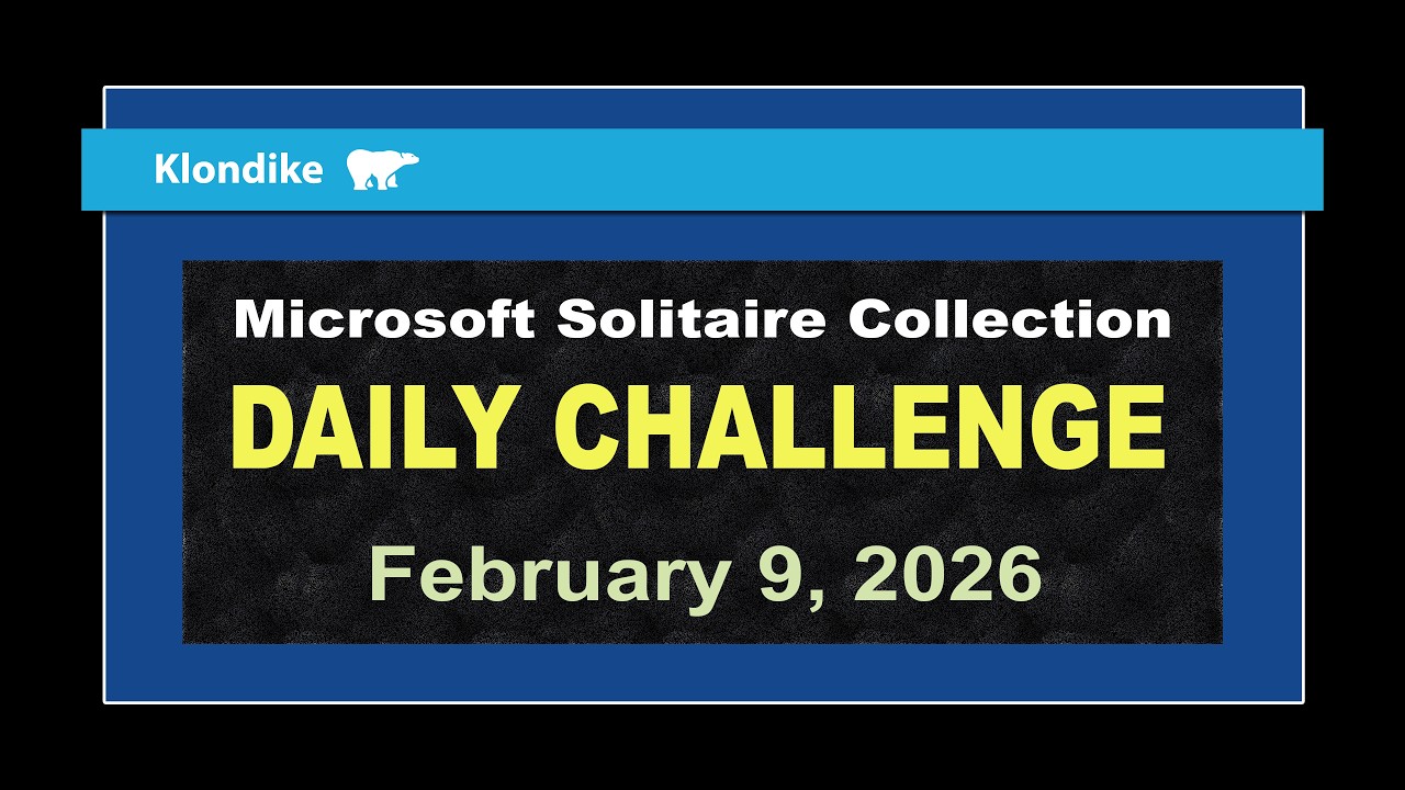Microsoft Solitaire Collection | Daily Challenge February 9, 2026 ...