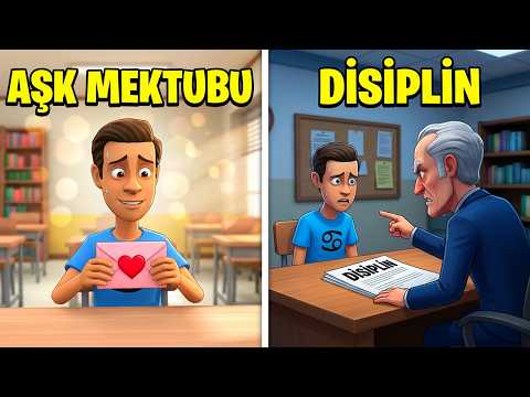 Okulda Kıza Aşk Mektubu Yazıp Disipline Giden Öğrenci