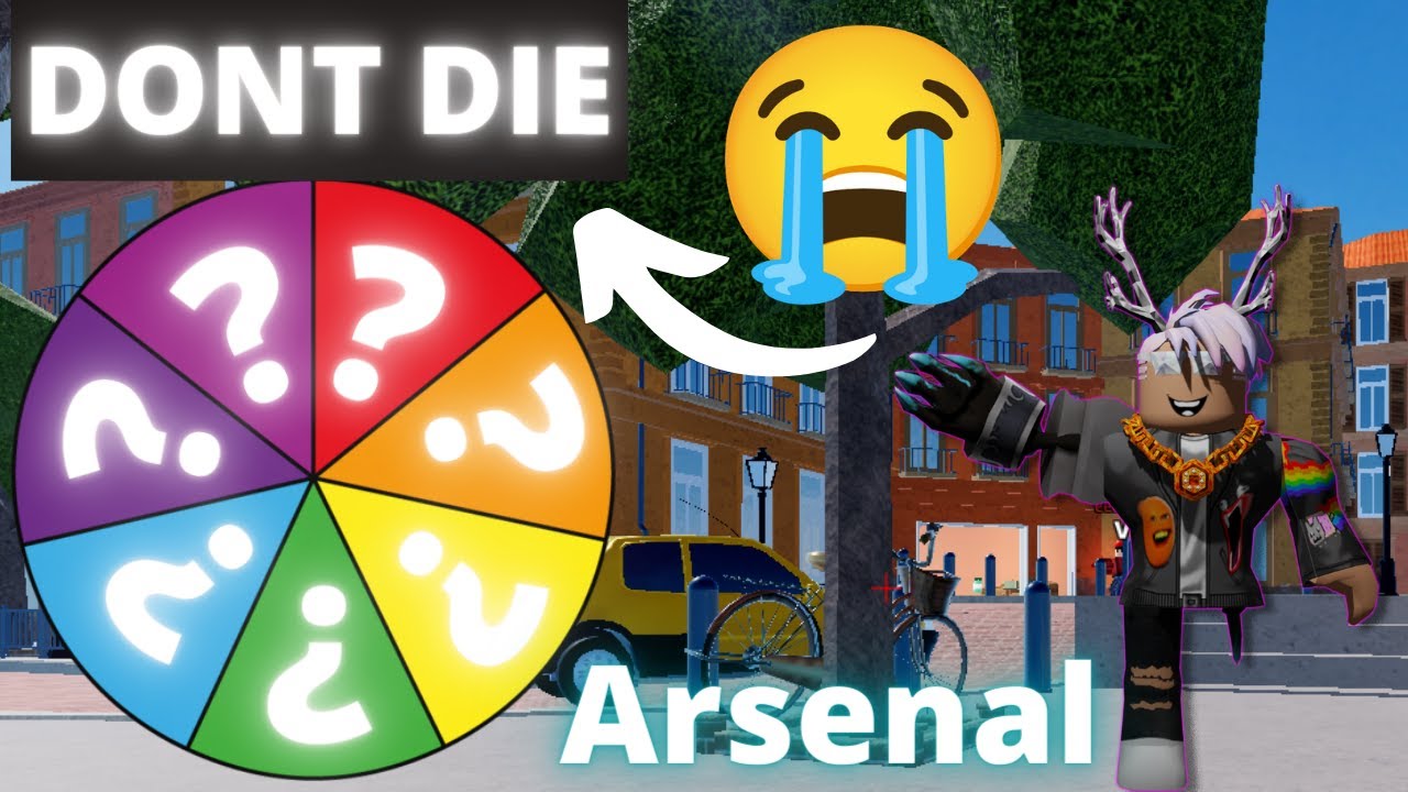 SPIN THE WHEEL FOR CHALLENGES in ARSENAL (ROBLOX) - YouTube