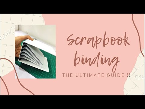 Scrapbook Binding!! do binding perfectly 😍 clean work !! - YouTube