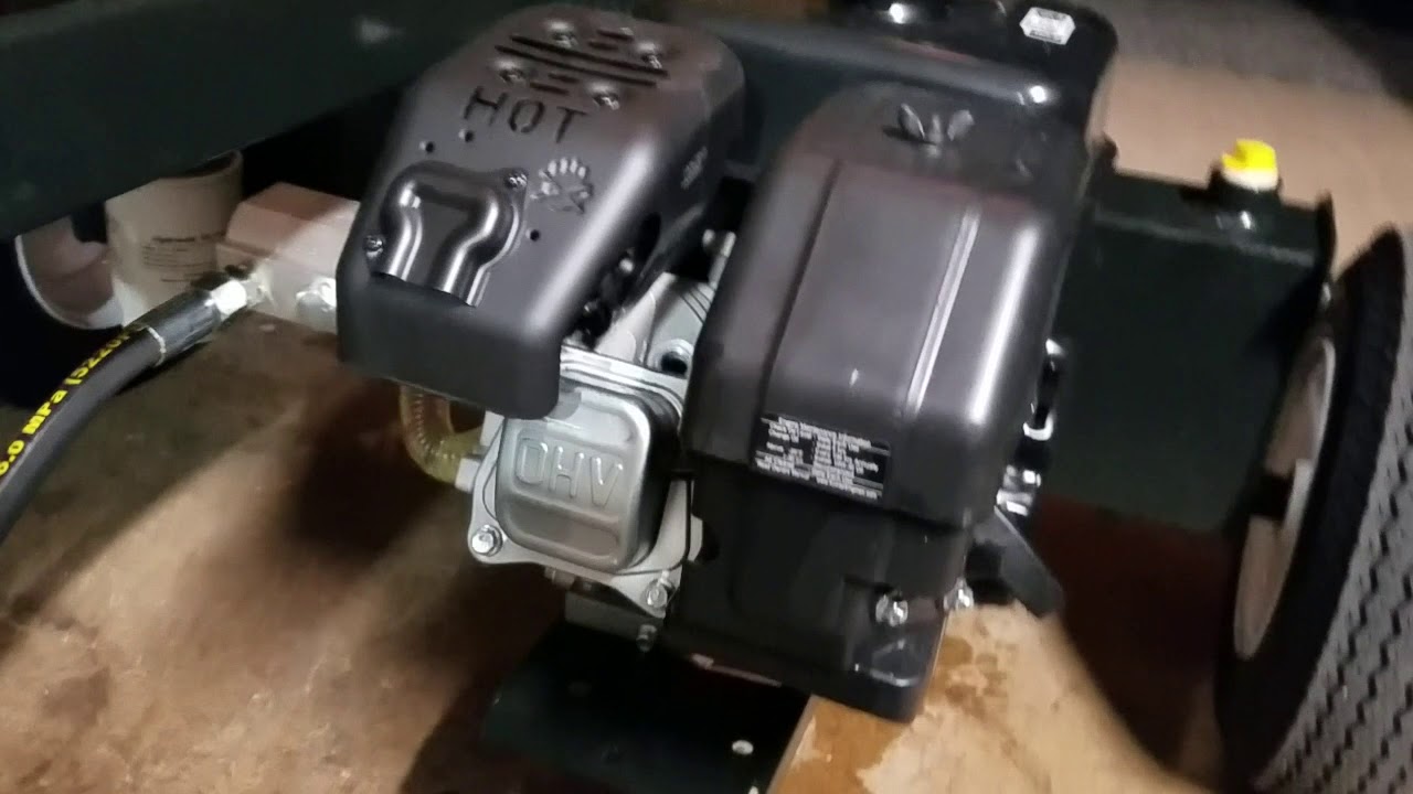 countyline 22 ton log splitter. Part 2 Fuel TO THE FACE !!!!! - YouTube