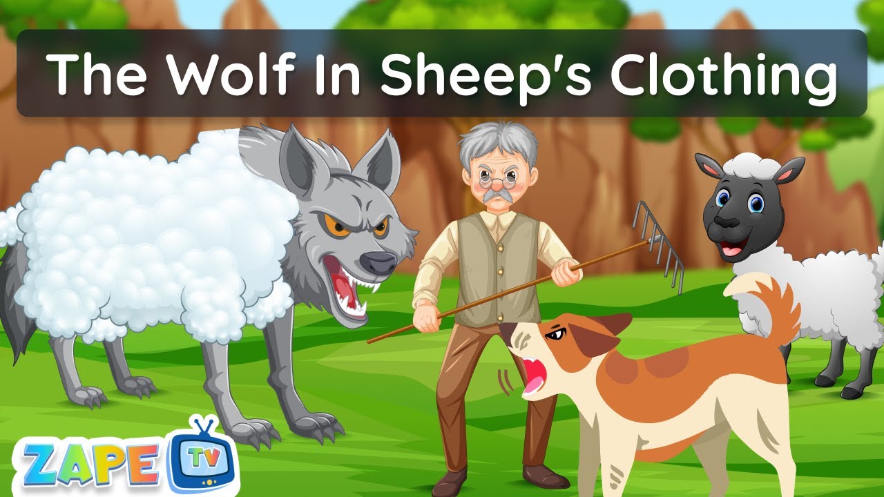 The Wolf in Sheep's Clothing | Zape TV | Moral Stories | The Wolf in ...