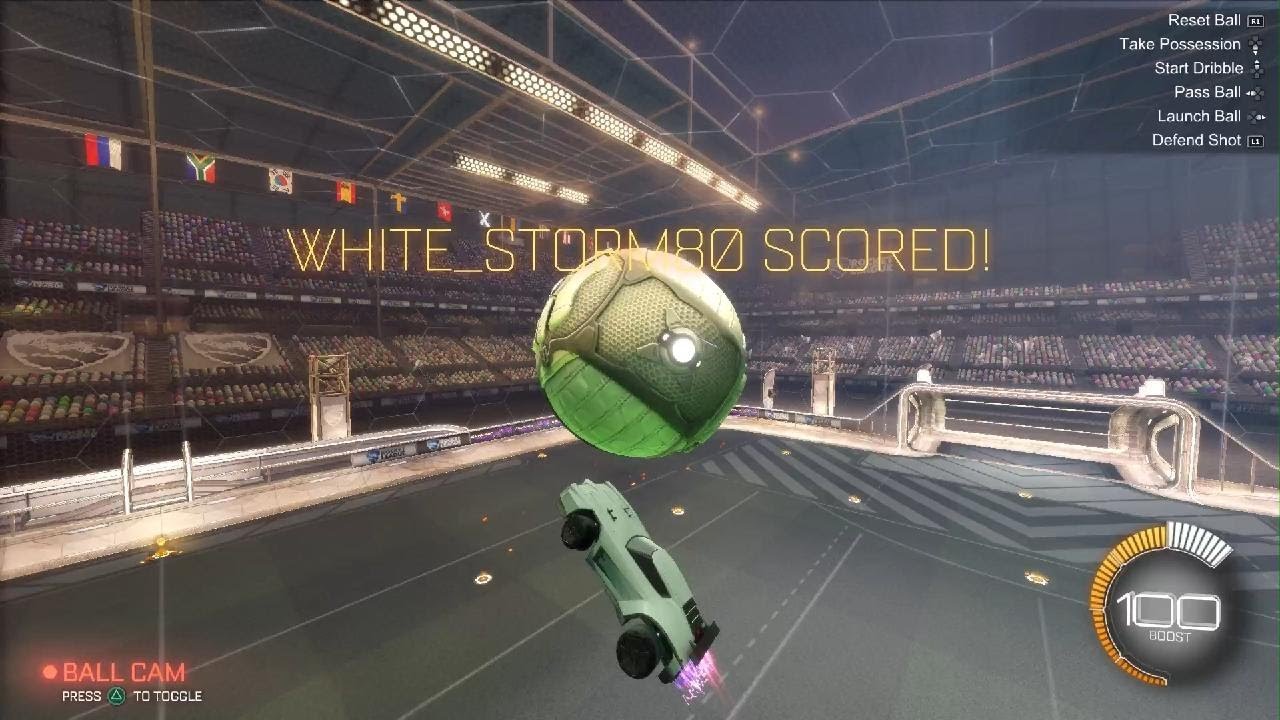 Rocket League air dribble and flip reset - YouTube