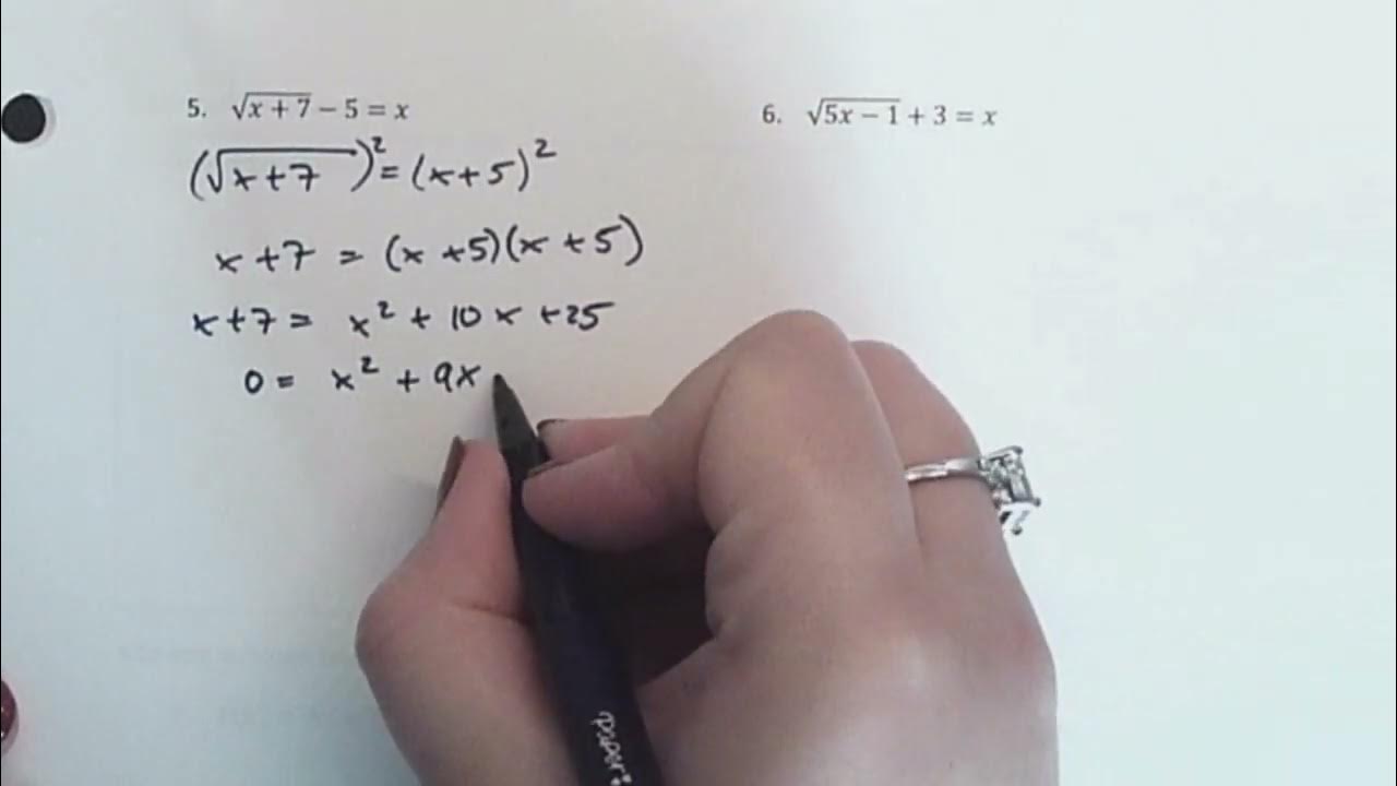 solving-square-root-and-other-radical-equations-youtube