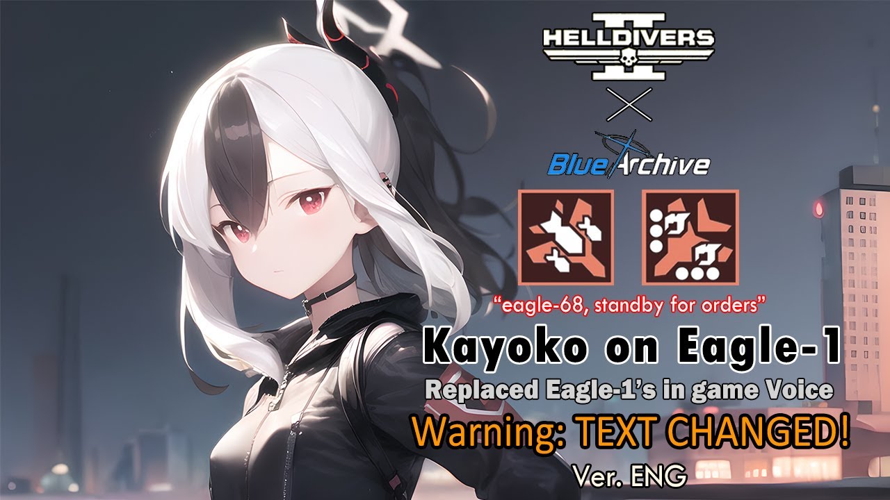 [Helldivers 2 MOD] Onikata Kayoko (from Blue Archive)Voice replace ...