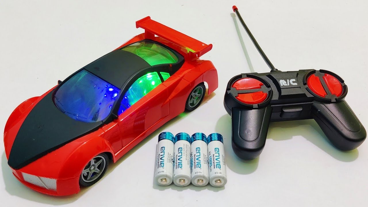 3d lights rc car and testing, super fast racing car, rc car - YouTube