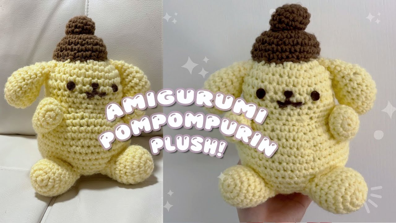 how to crochet: pompompurin plush + free pattern included! - YouTube