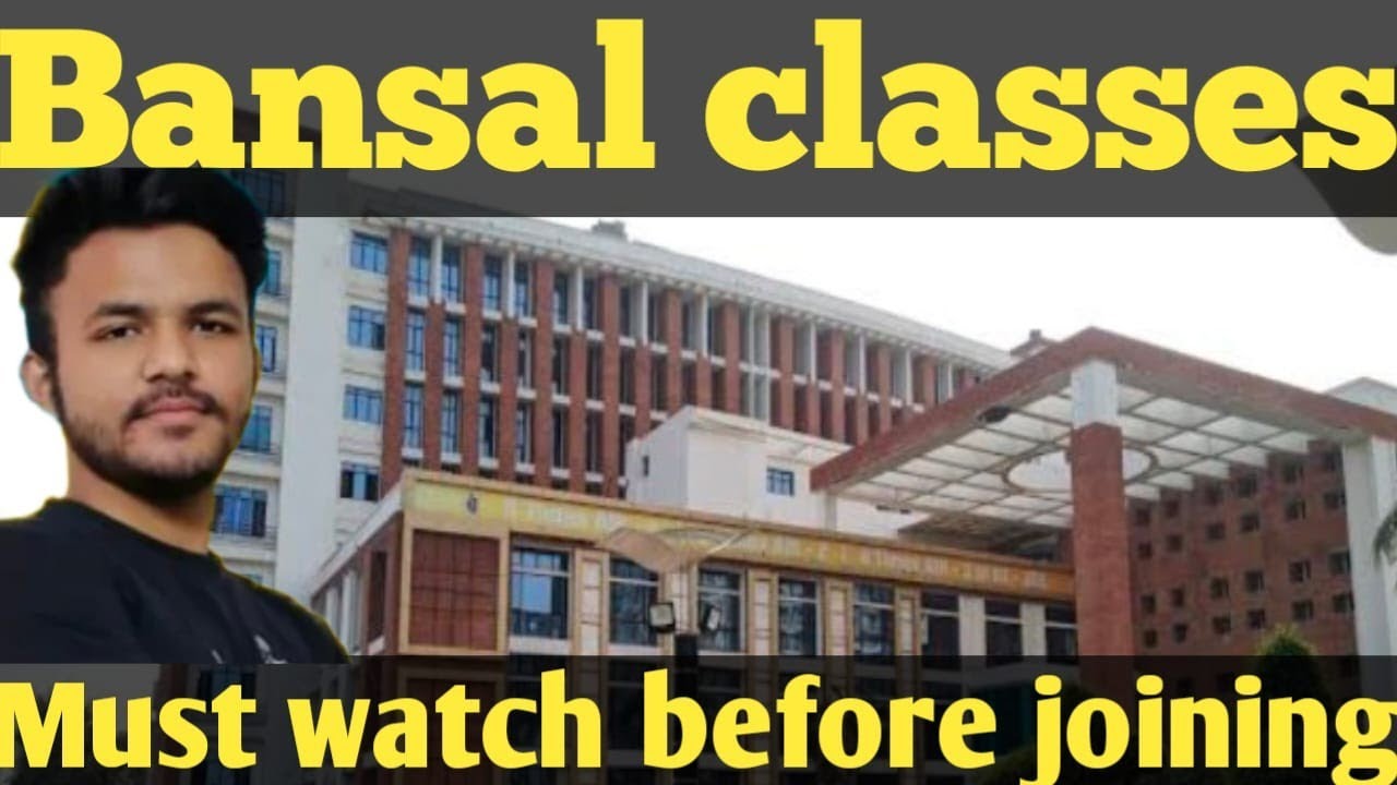 Bansal classes delhi review - YouTube